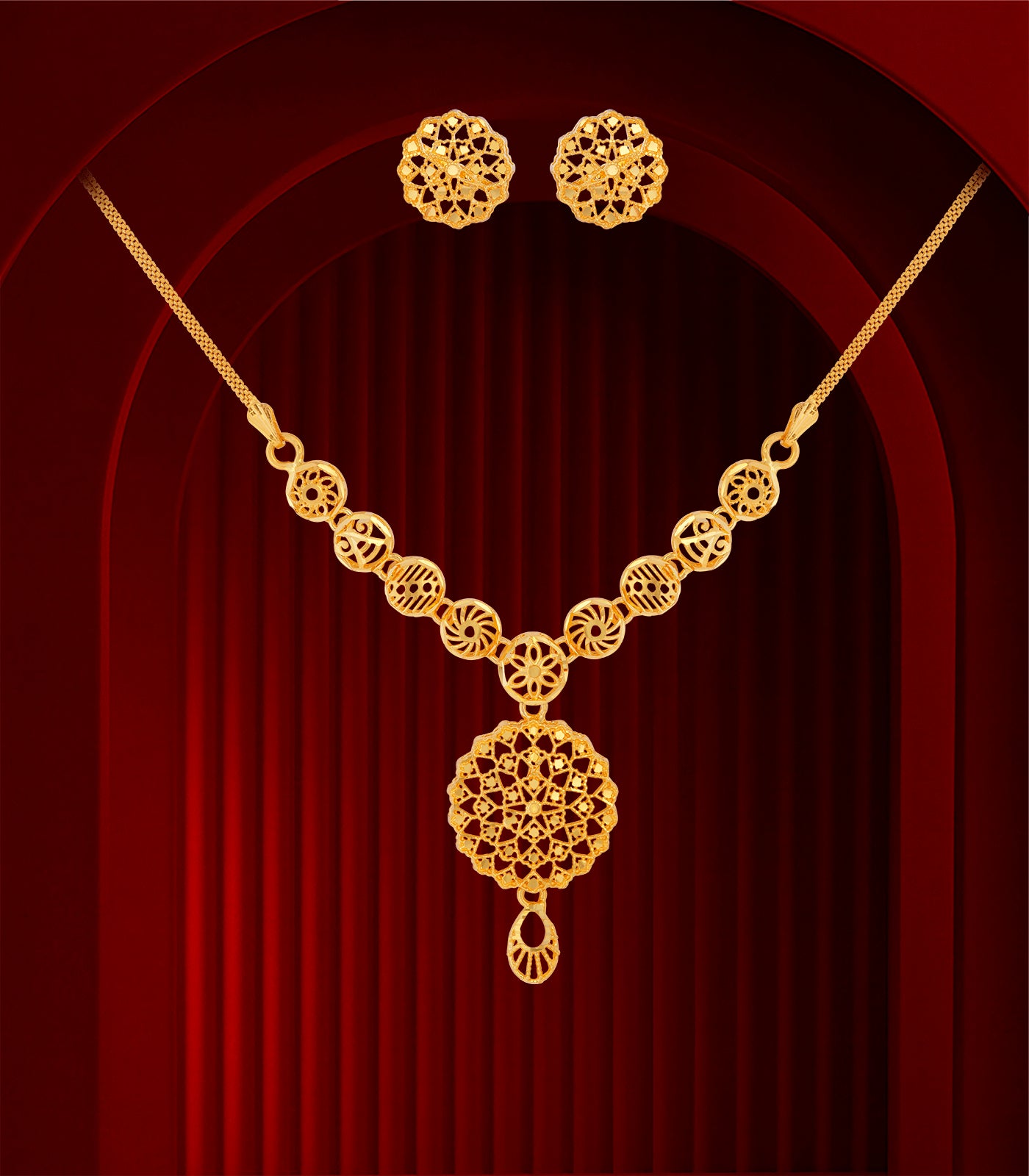 Buy Radiant Necklace Set for Cultural Celebrations – P. N. Gadgil ...