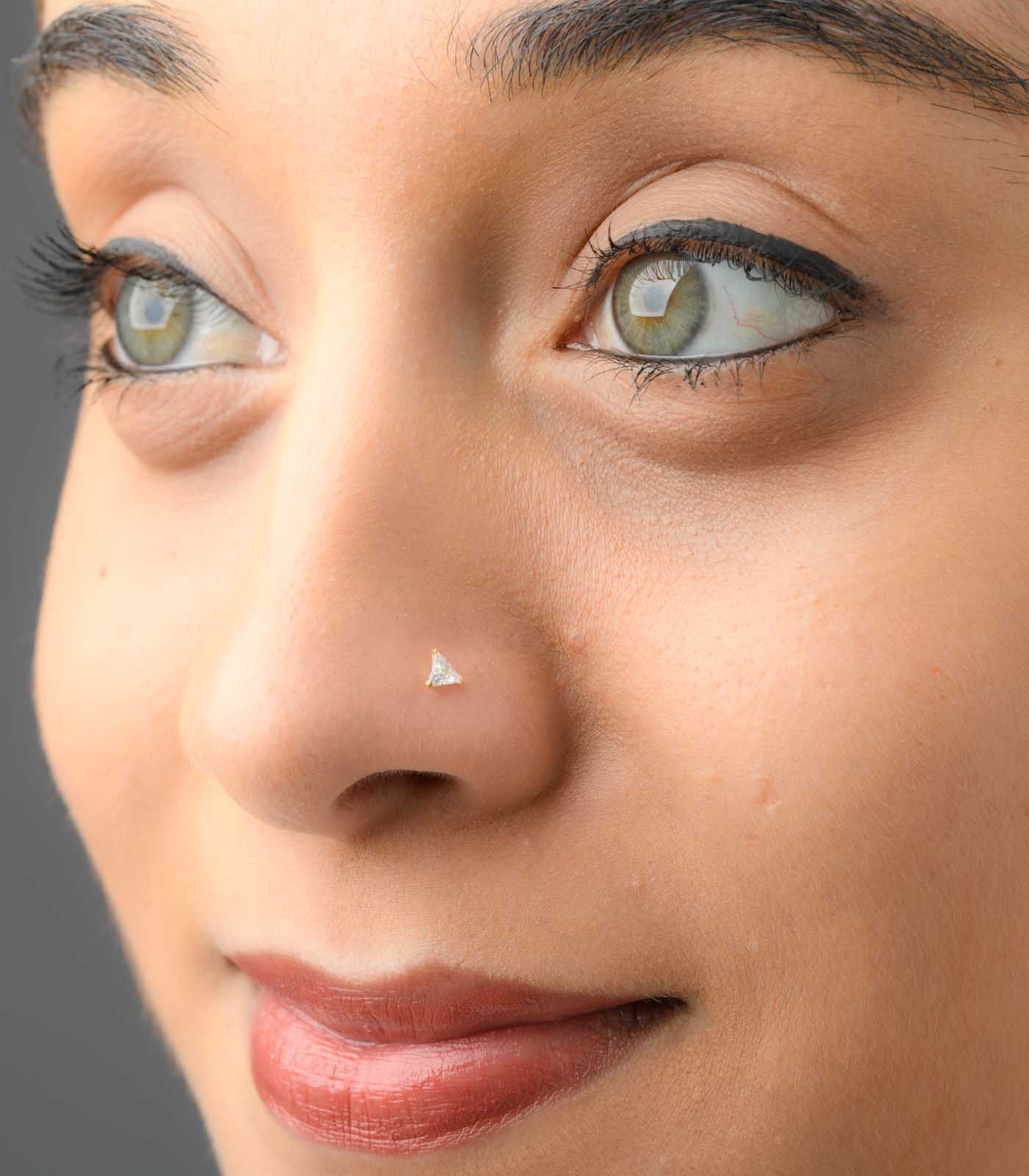 Nose Pin | Buy Triangle Crystal Nose Pin @OnlinePNG – P. N. Gadgil ...