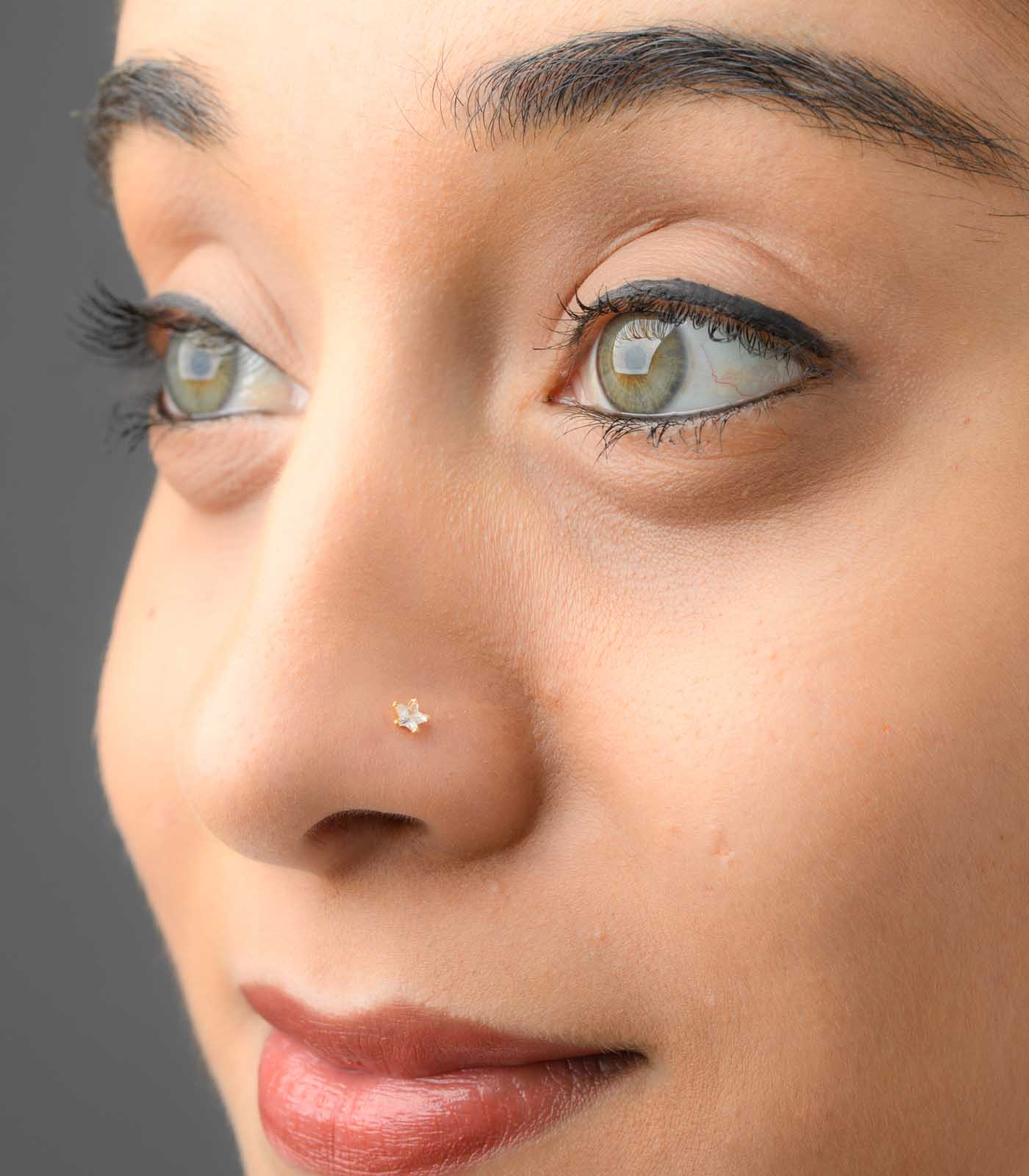 Buy Diamond Flower Nose Pin Classic Floral – P. N. Gadgil & Sons Ltd