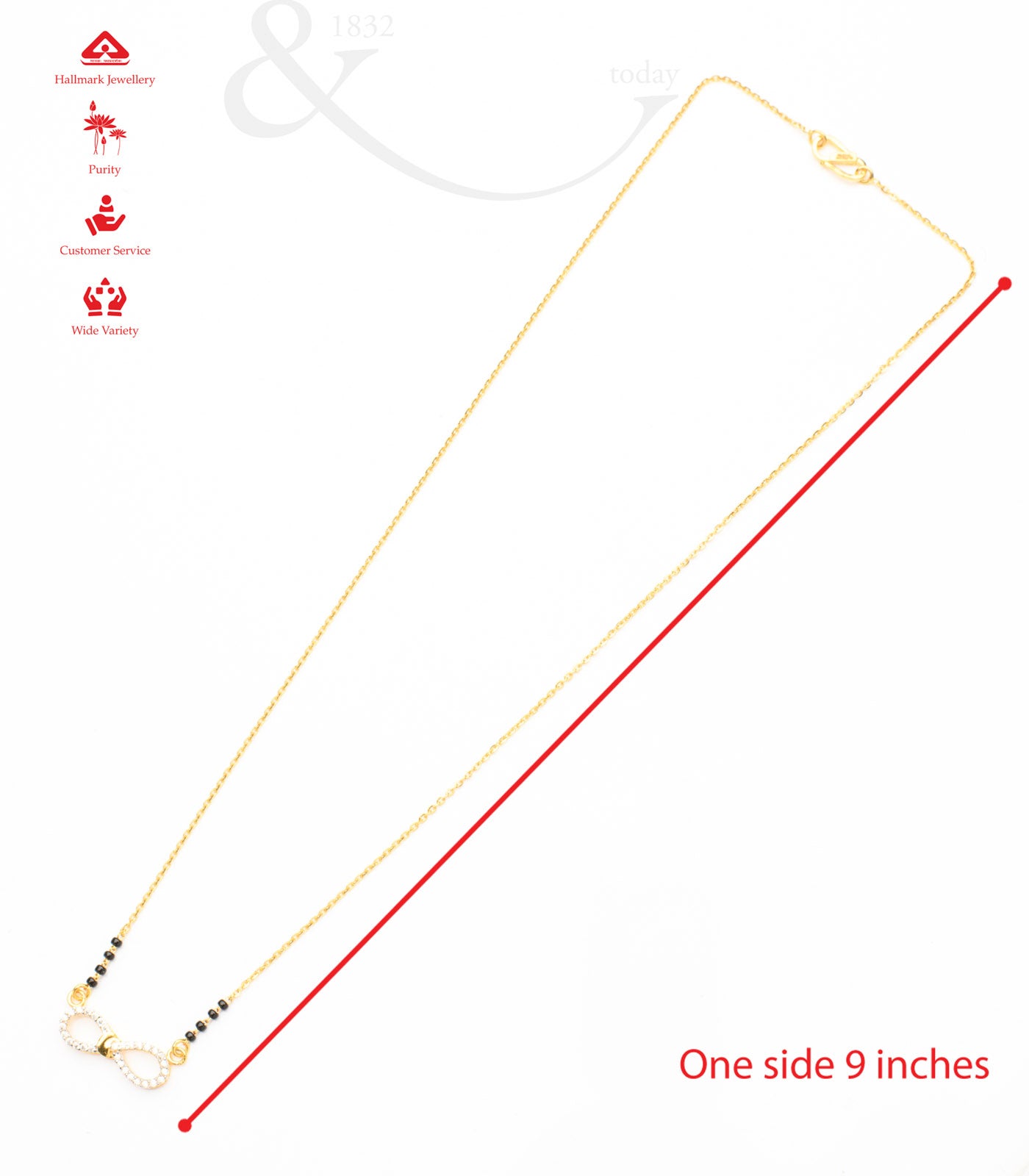 Mangalsutra | Buy Infinity pendant Mangalsutra @OnlinePNG – P. N ...