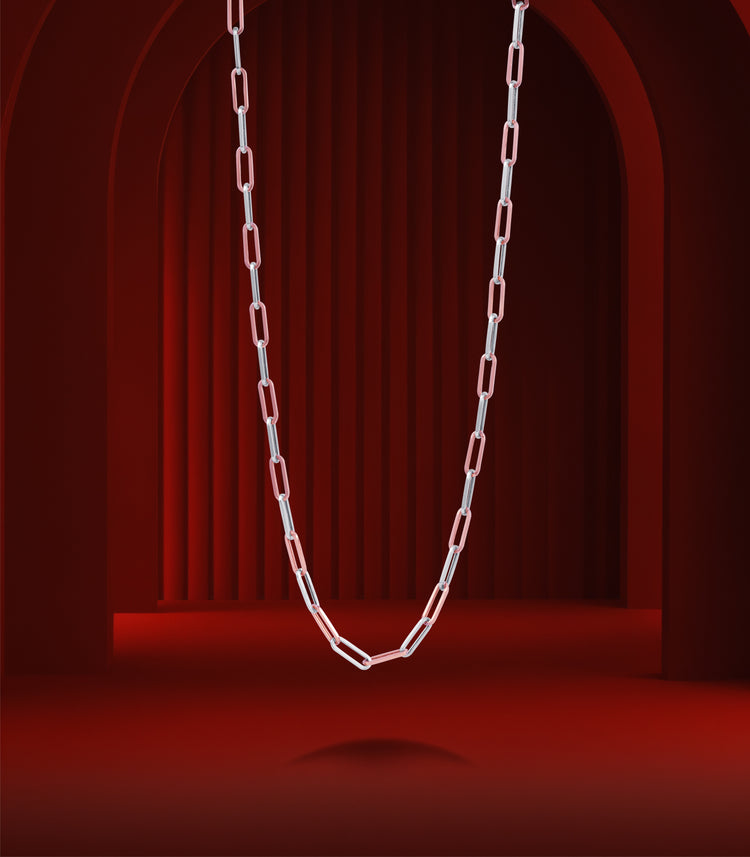 Buy Rosette Link Chain in Polished Gold – P. N. Gadgil & Sons Ltd
