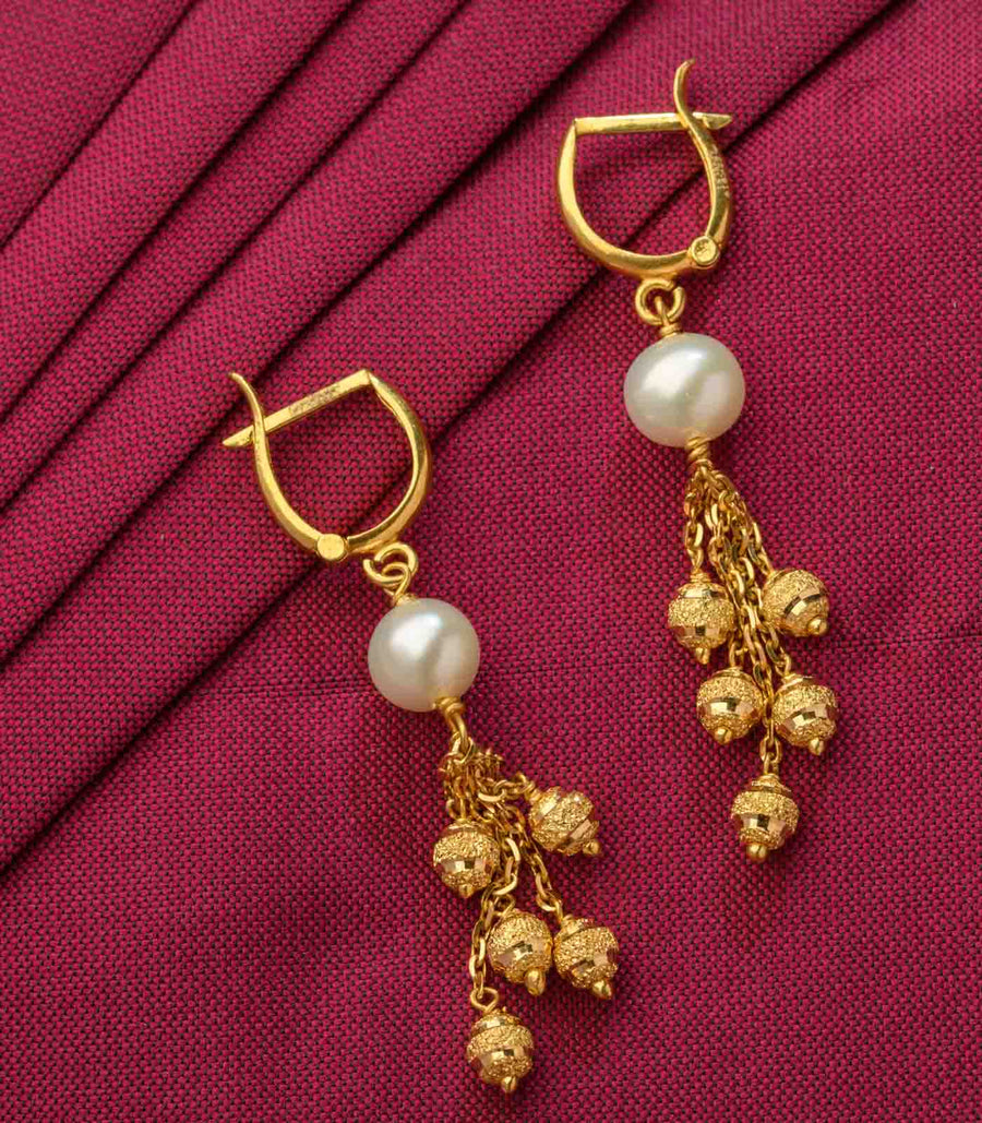 Buy Gold Earring for Women at best prices – P. N. Gadgil & Sons Ltd