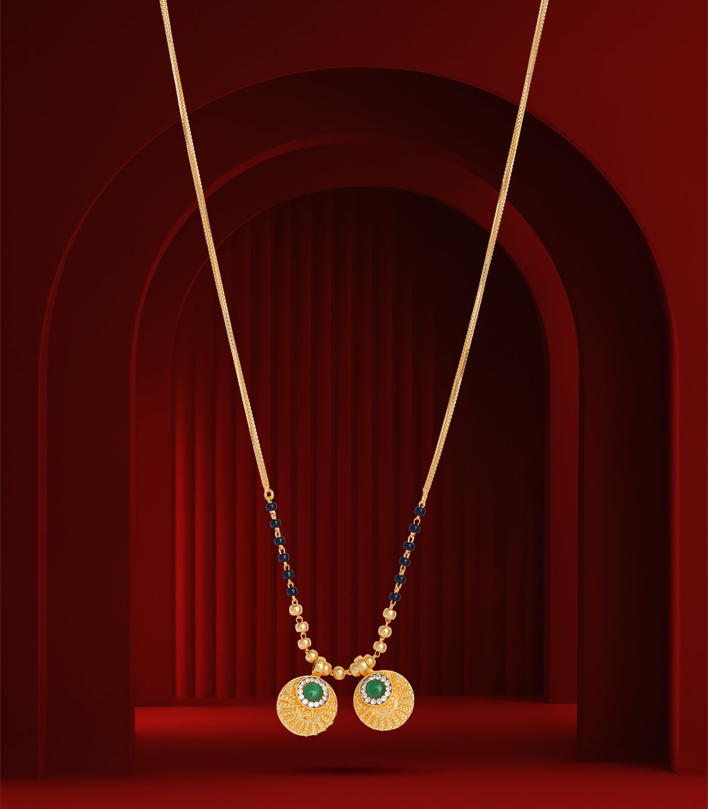 Buy Gold Mangalsutra Radiance Harmony of Style – P. N. Gadgil & Sons Ltd